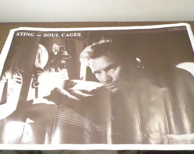 Vintage Sting Poster, Soul Cages Sting Poster, Music Poster - Etsy