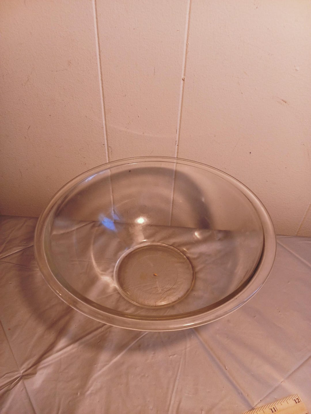 Vintage Pyrex 2.5L Clear Mixing Bowl - Etsy