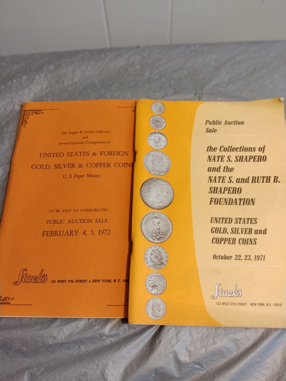 1960s Vintage Coin Money Auction Catalogs, American Numismatic ...