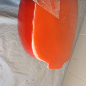 2 1/2 Qt Vintage Pyrex Red Glass Square Casserole Dish 525B A-17 ...
