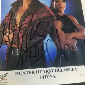 Vintage 1997 WWF Hunter Hearst Helmsley Triple H HHH and Chyna ...