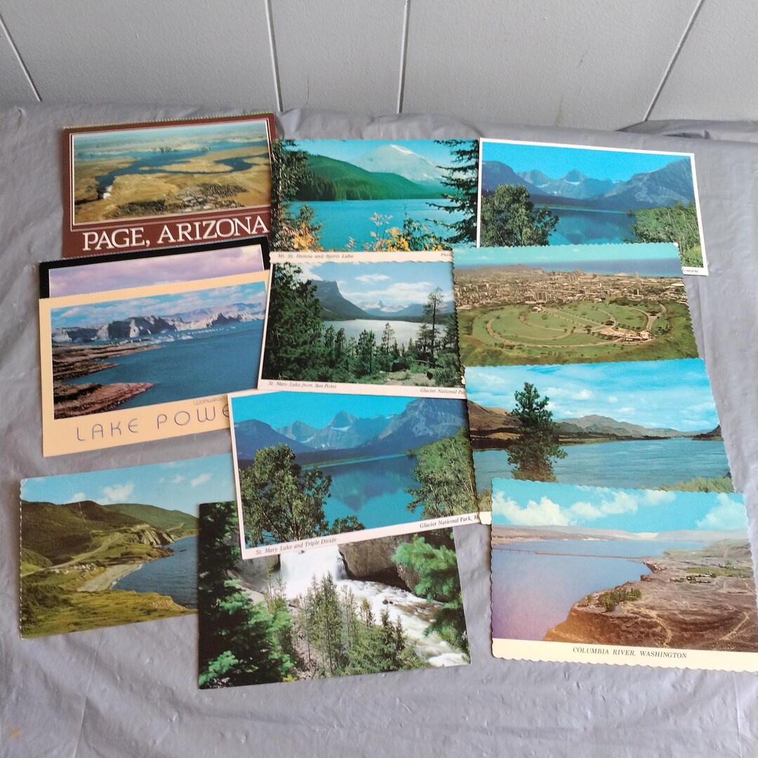 27 Vintage Lakes Ocean Water Postcards - Etsy