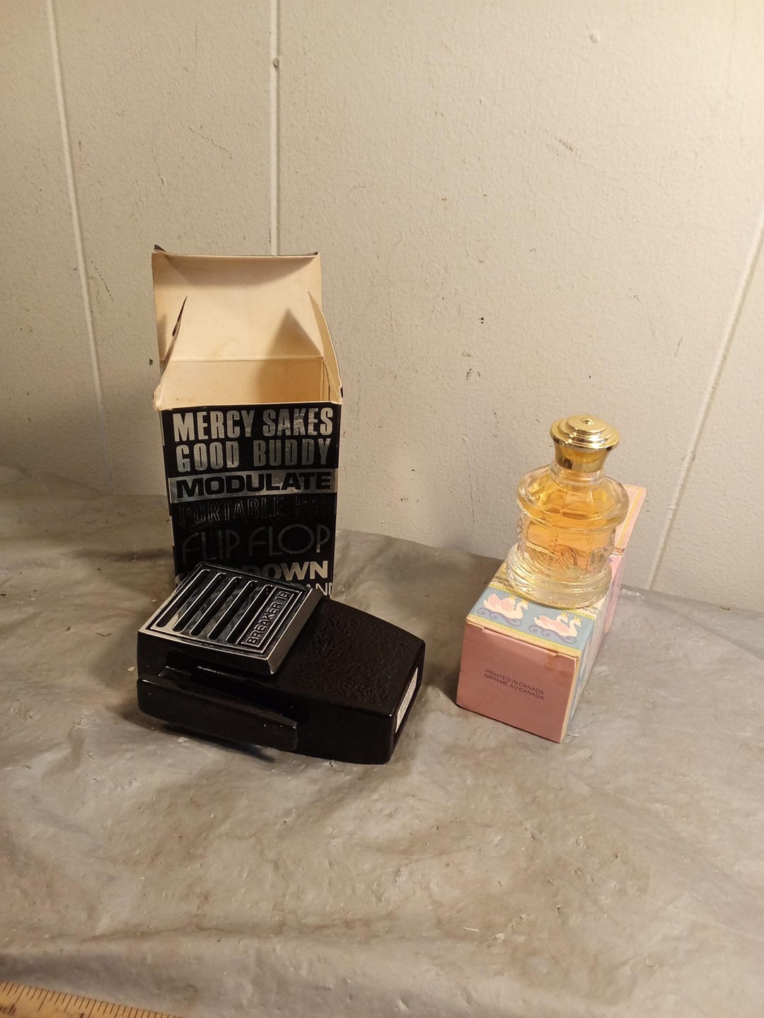 2 Vintage Avon Decanters With Sweet Honesty Cologne, Breaker 19 ...