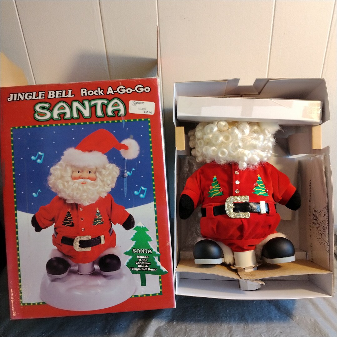 Vintage Santa Jingle Bell Rock a Go Go - Etsy