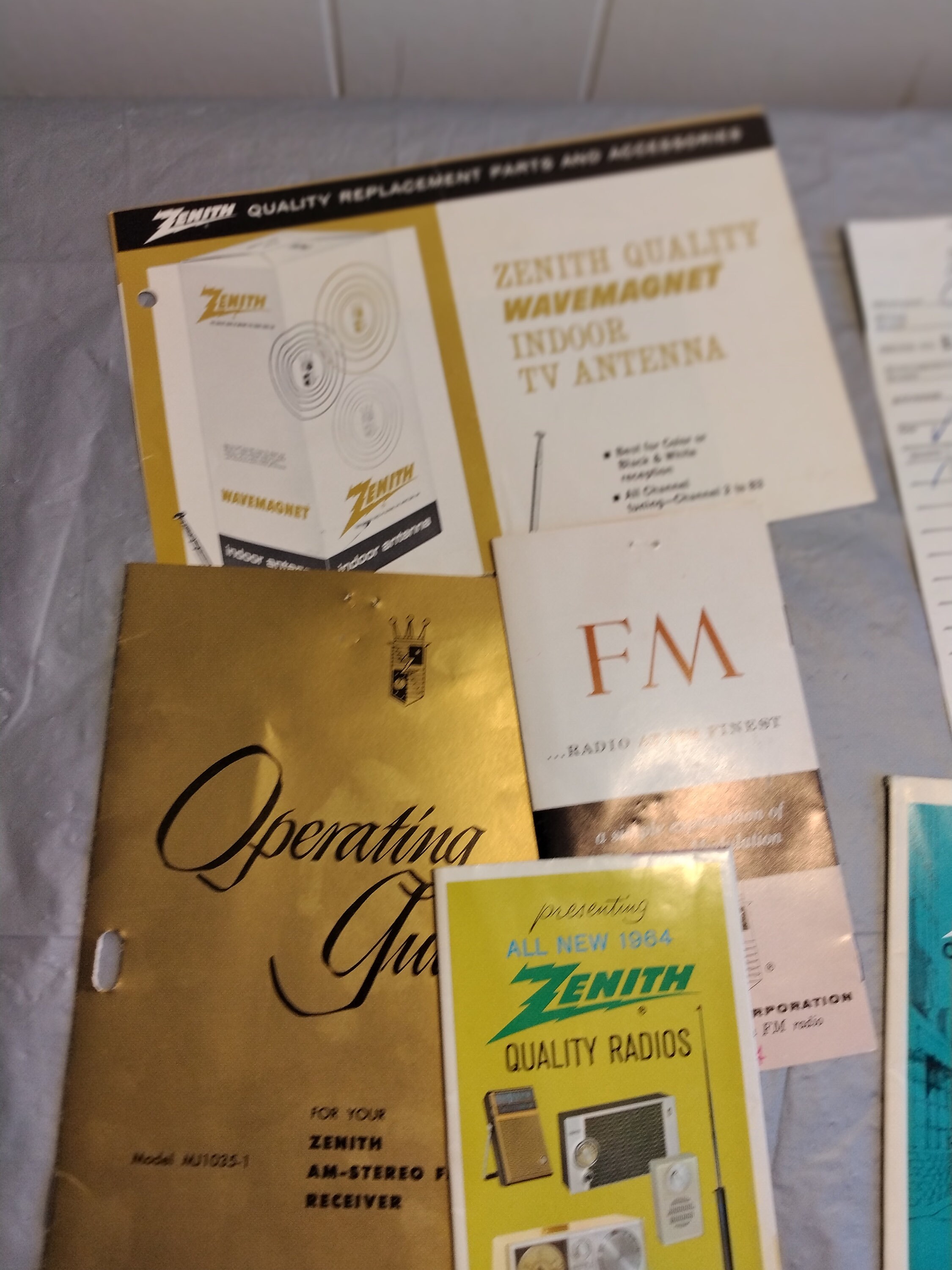 1960s Vintage Zenith Radio Booklets Zenith Antenna Zenith ...