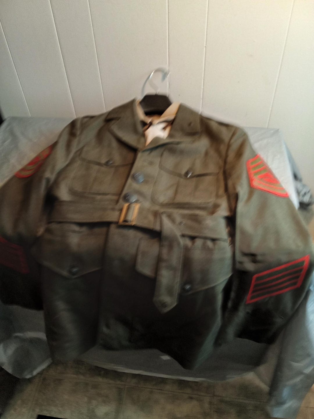 US Marines Military Suit With Tie 40R Wool Jacket, 35R Pants - Etsy