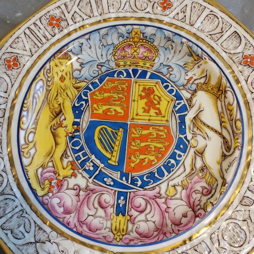 Vintage Paragon His Majesty King Edward VIII Collectible Plate, King ...