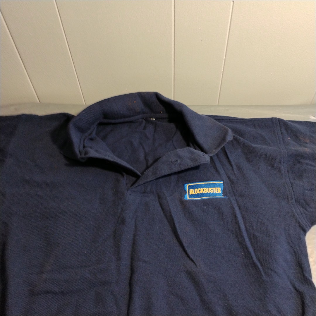 Vintage Block Buster Uniform Polo Shirt - Etsy