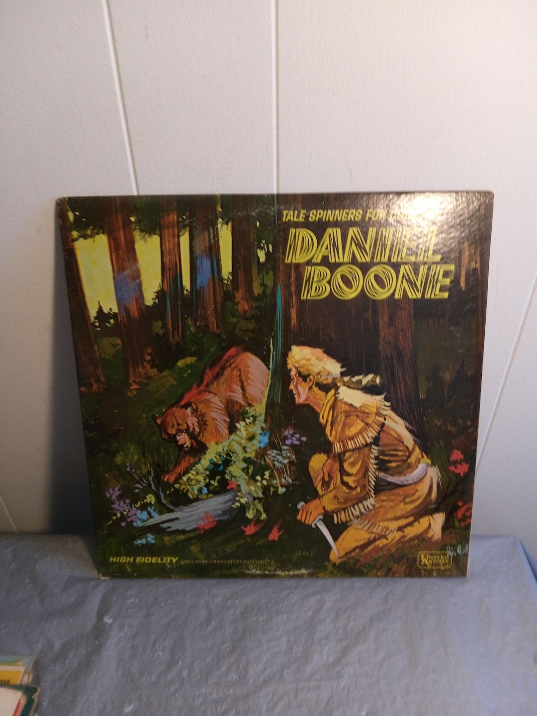 Vintage United Artist Daniel Boone Vinyl LP Record Album, Children's ...