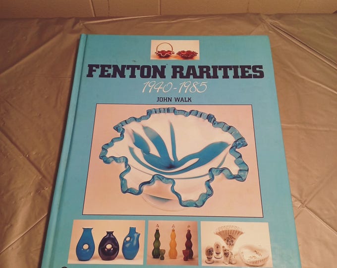 Fenton Art Glass 1907-1939 Vintage Identification and Value Guide - Etsy