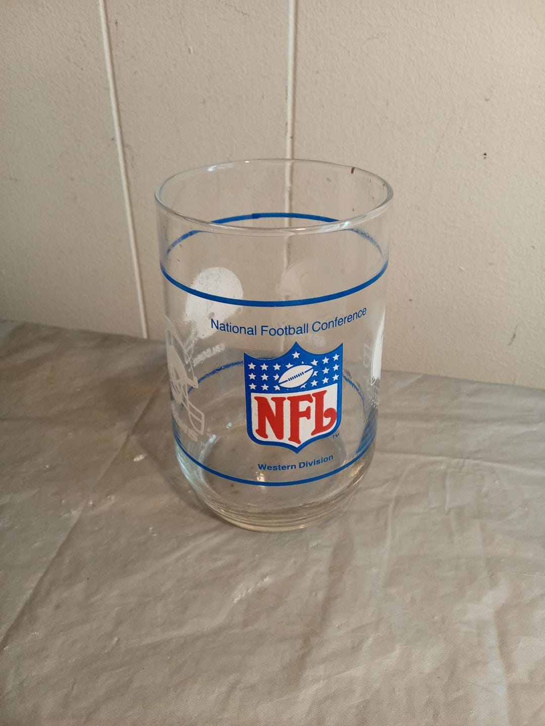 Vintage NFL Glass, National Football Conference Western Division Glass ...