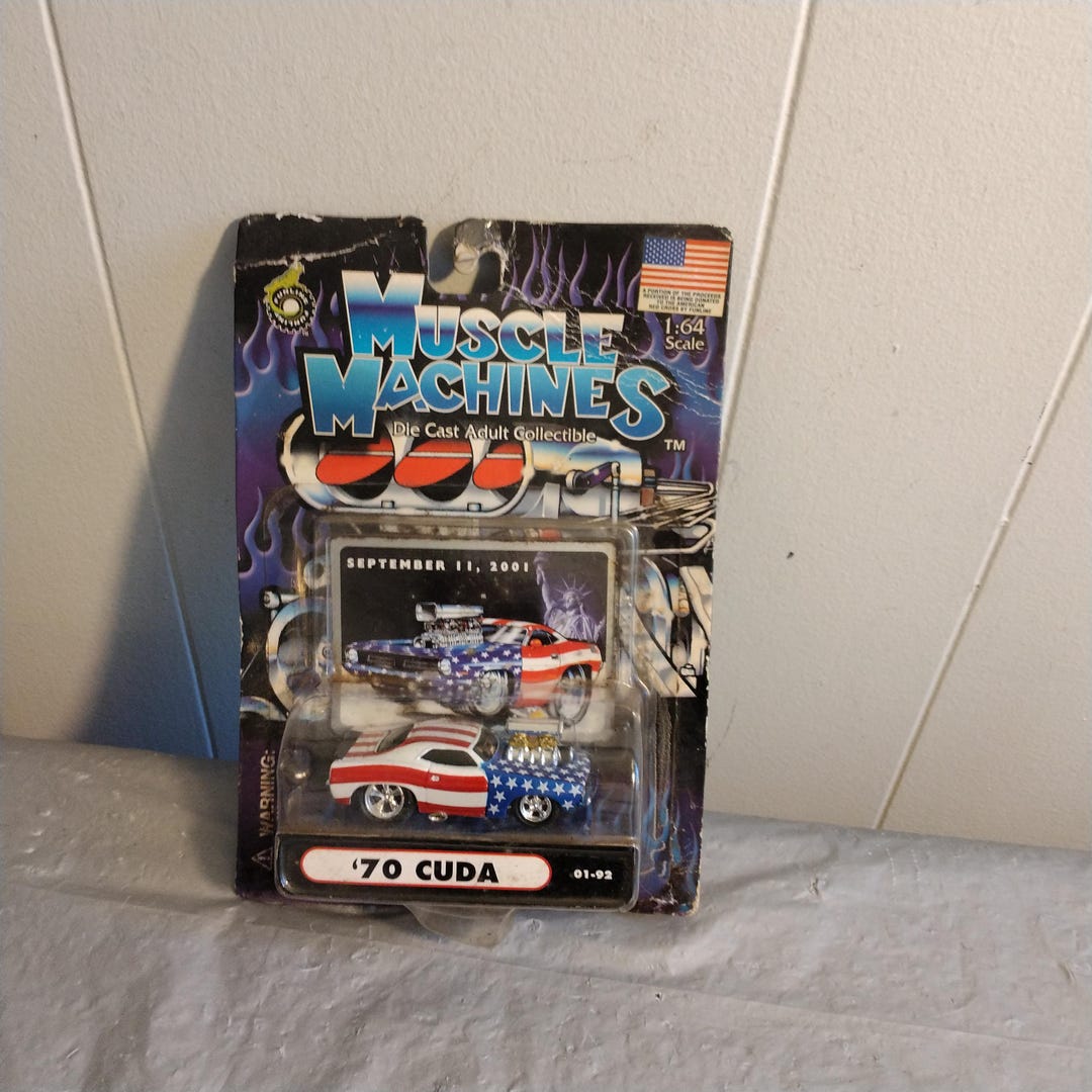 9/11 2001 1:64 Scale 2001 Funline Muscle Machines Die Cast '70 Cuda - Etsy