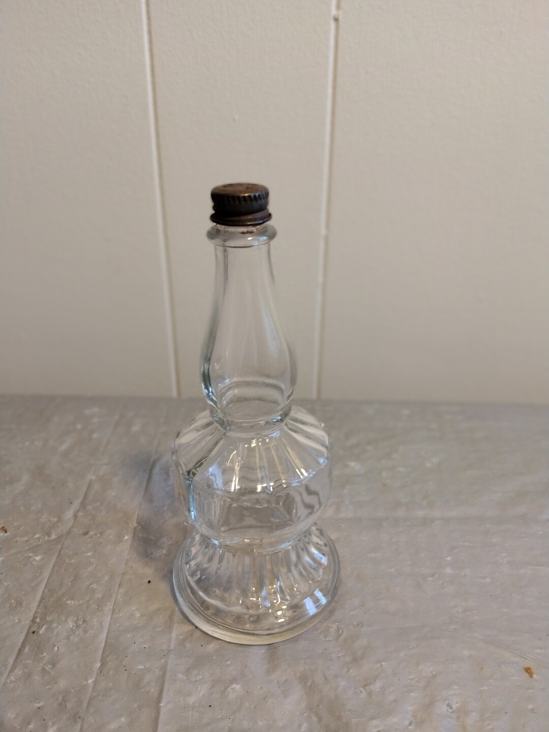 5 5/8" Vintage Glass Liquor Cologne Bottle - Etsy