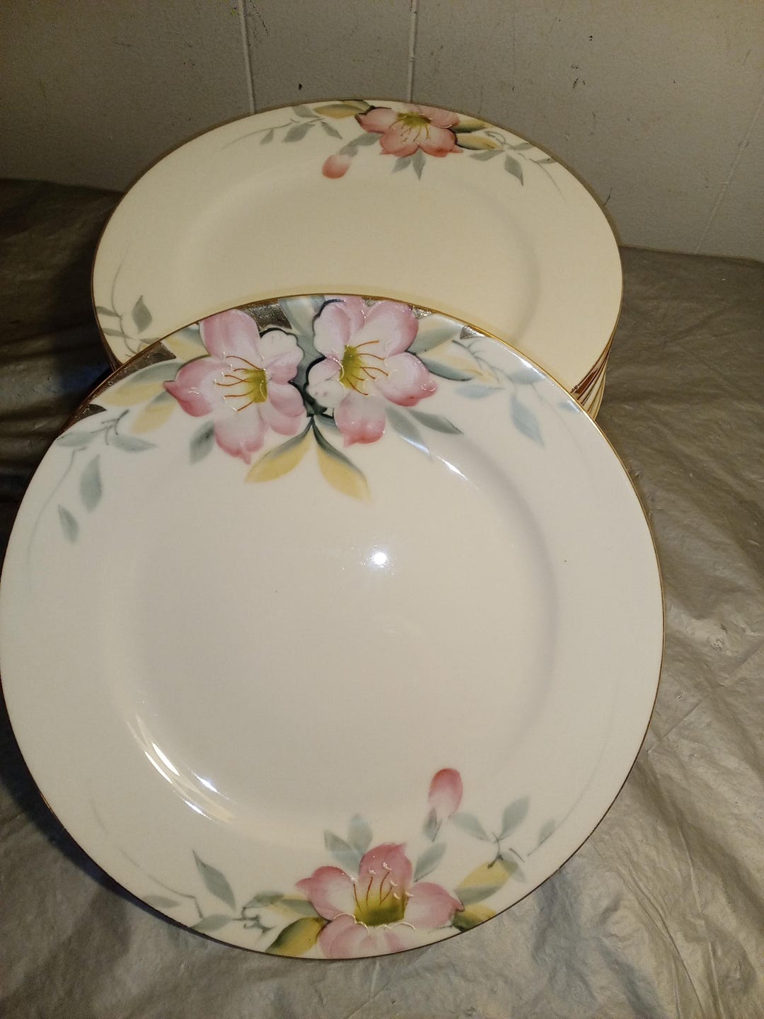 8 Vintage Noritake Japan Azalea Dinner Plates - Etsy