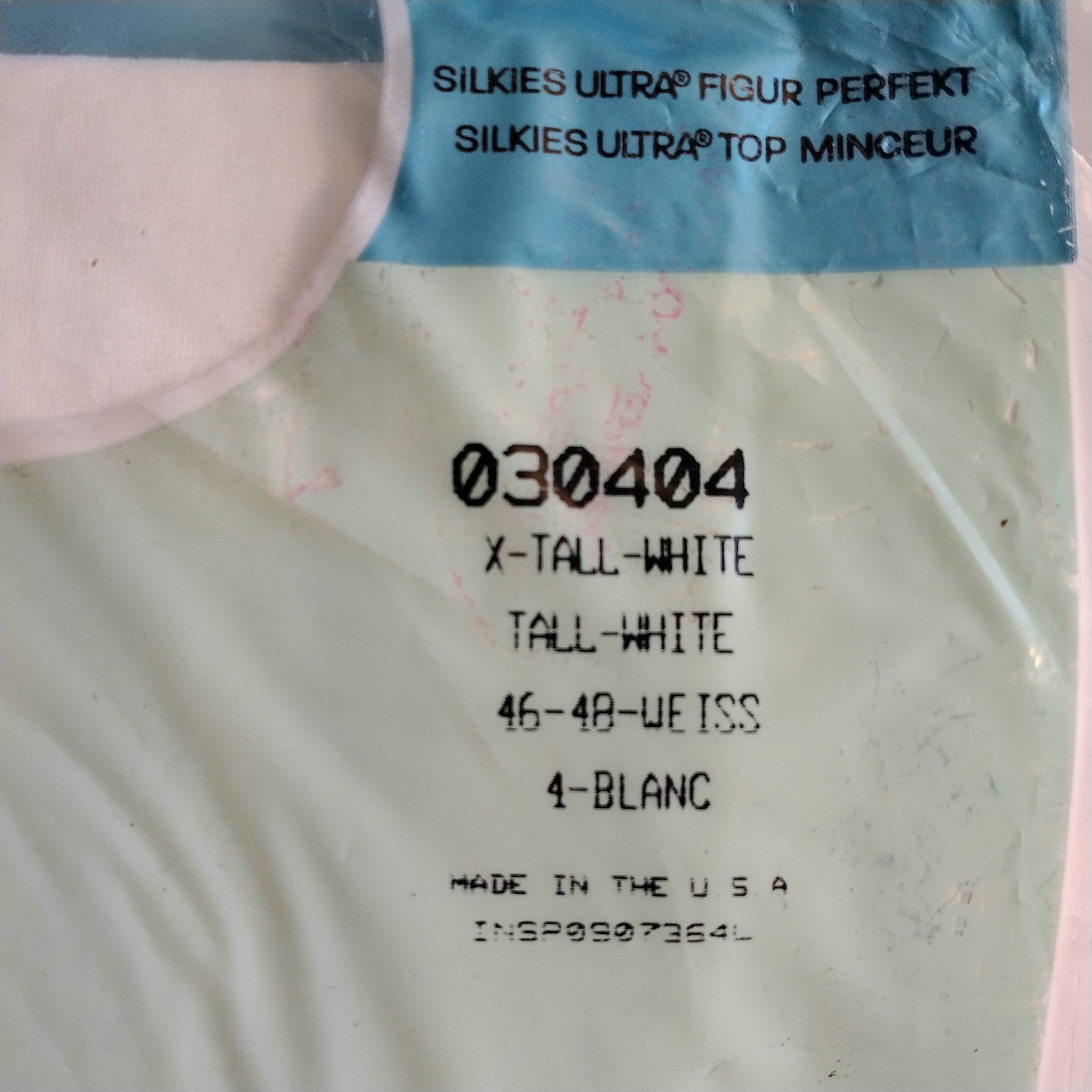 6 Pair Silkies Ultra Control Top X-tall White Pantyhose - Etsy