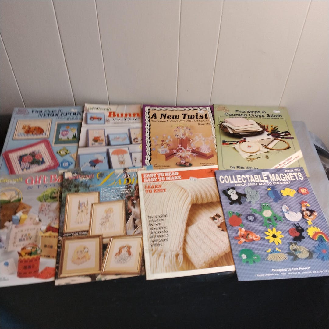 15 Craft Magazines Leaflets, Magnets, Kids Crafts, Plastic Canvas - Etsy