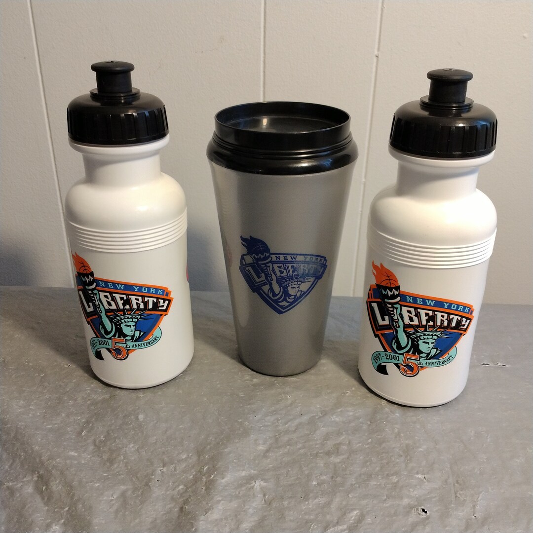 3 Vintage WNBA New York Liberty Water Bottles Travel Mug - Etsy