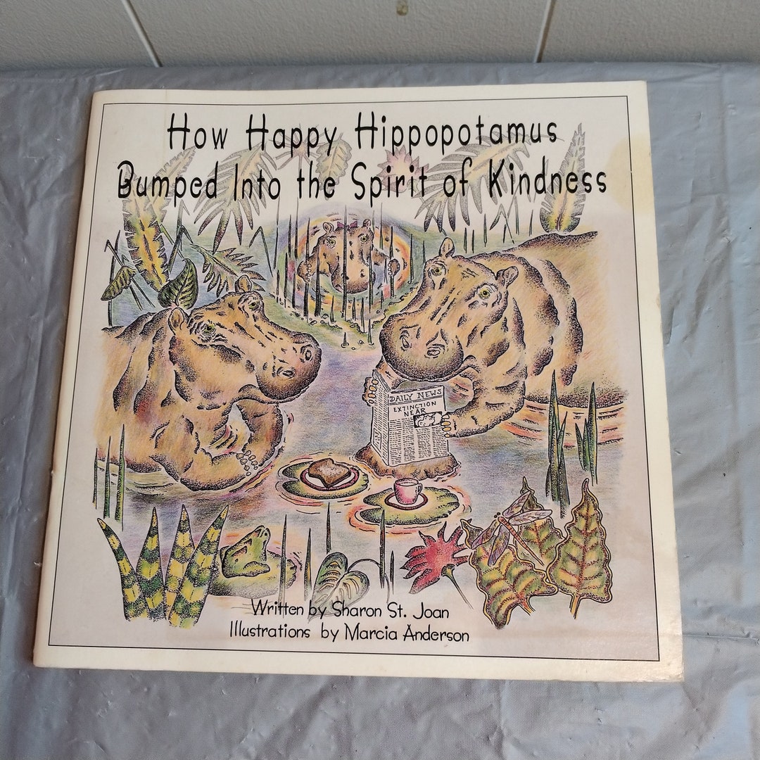1996 Hippo Children's Book, How Happy Hippopotamus Bumped Into the ...