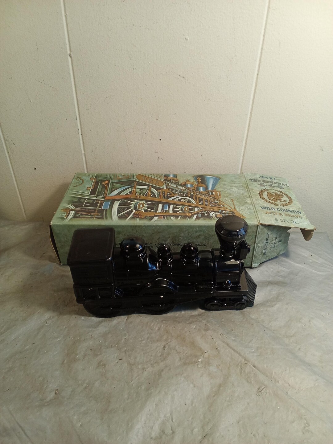 Full Vintage Avon the General Train Decanter With Wild Country After ...