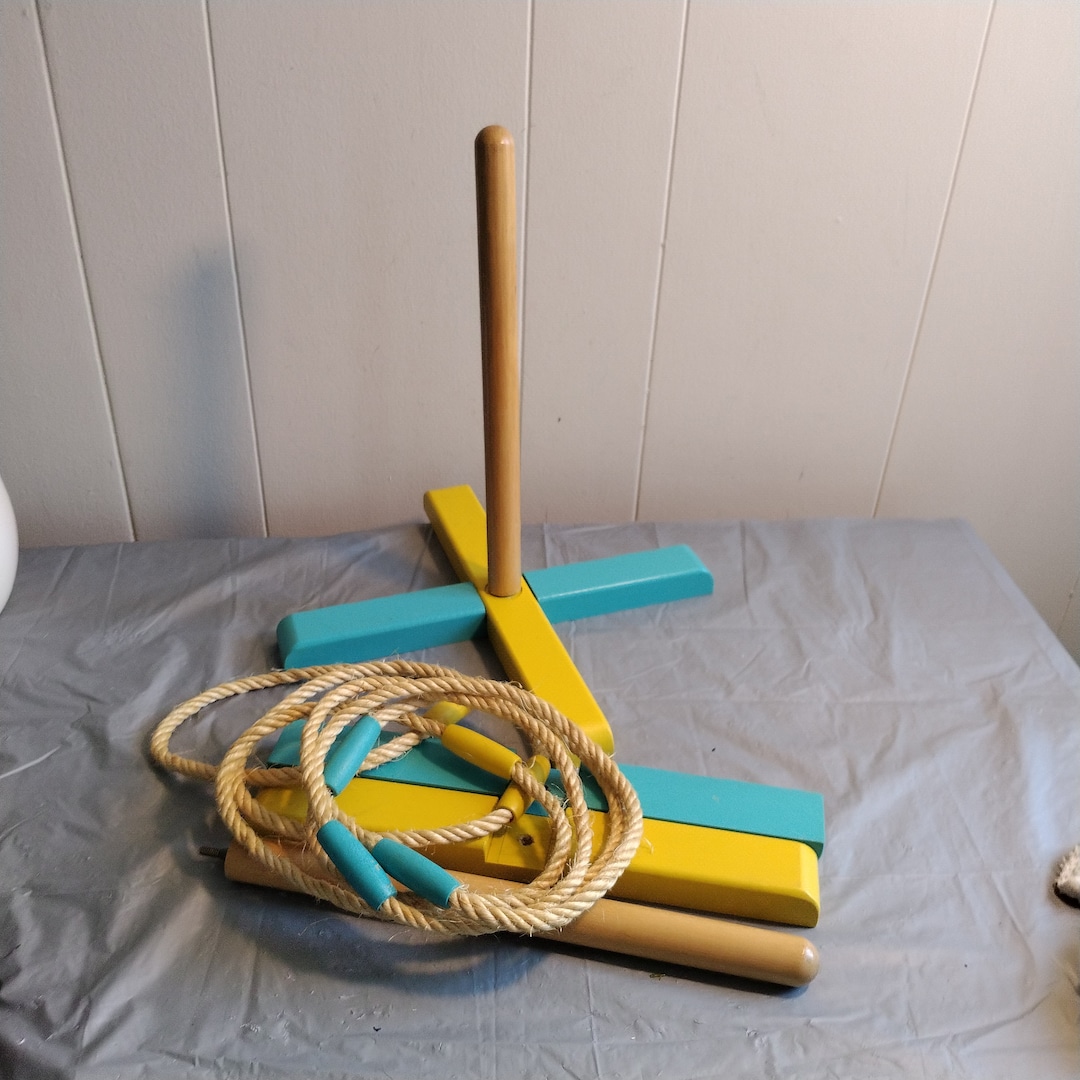 Wood Ring Toss Game, Indoor Outdoor Games, Look & Read Description - Etsy