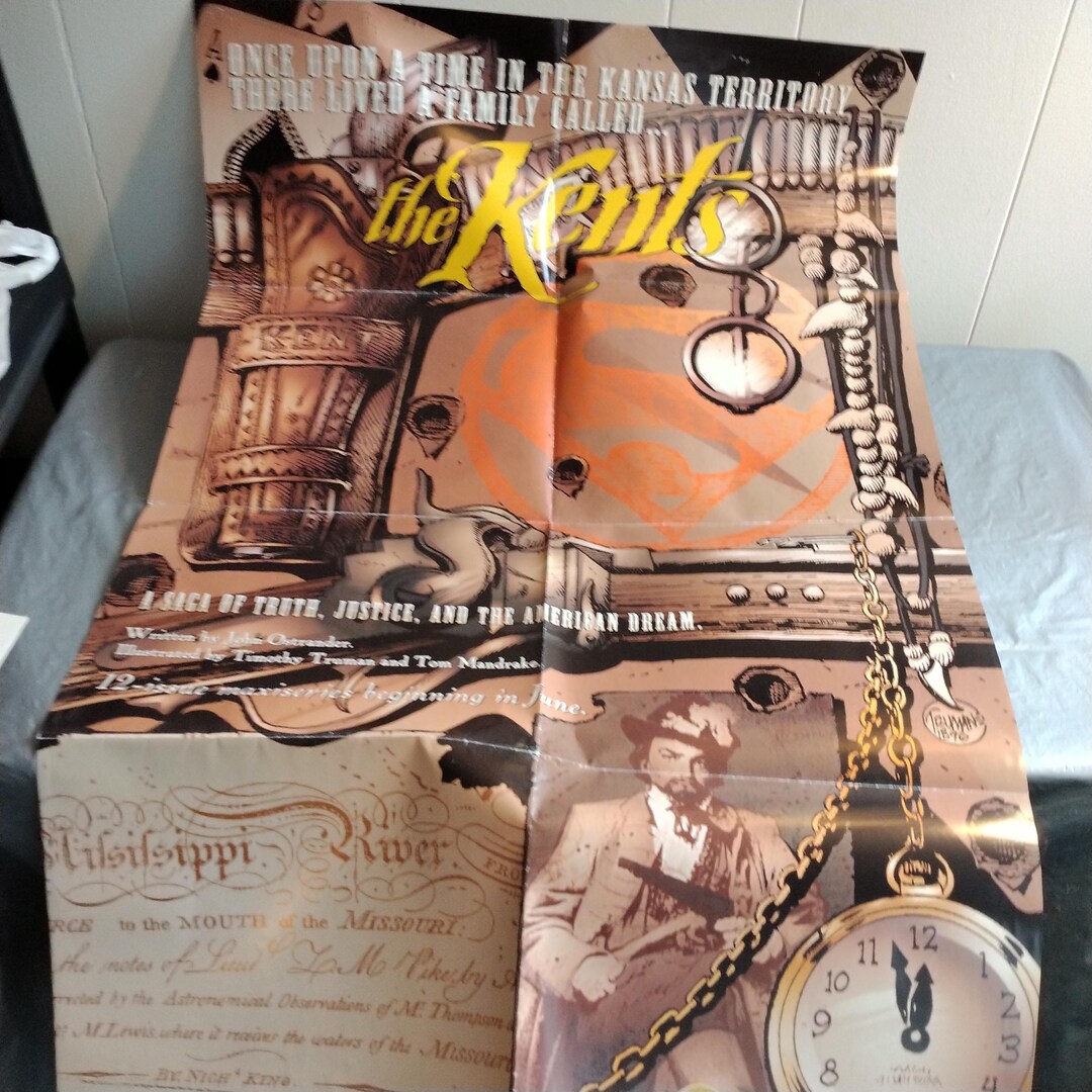 22x34" 1997 DC Comics the Kents Promo Poster, Look & Read Description ...