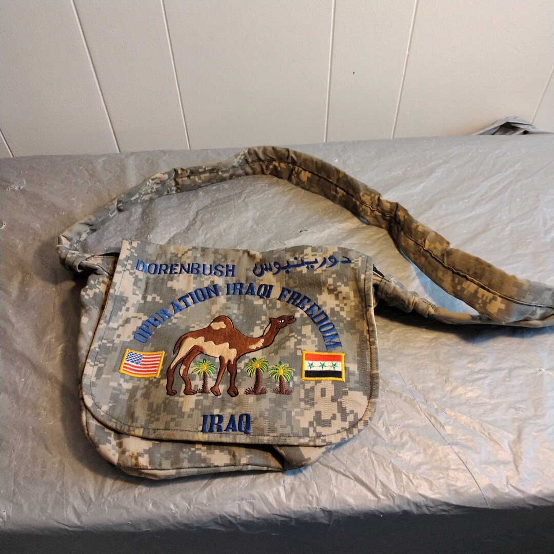 Vintage Military Operation Iraq Freedom Camo Shoulder Bag - Etsy