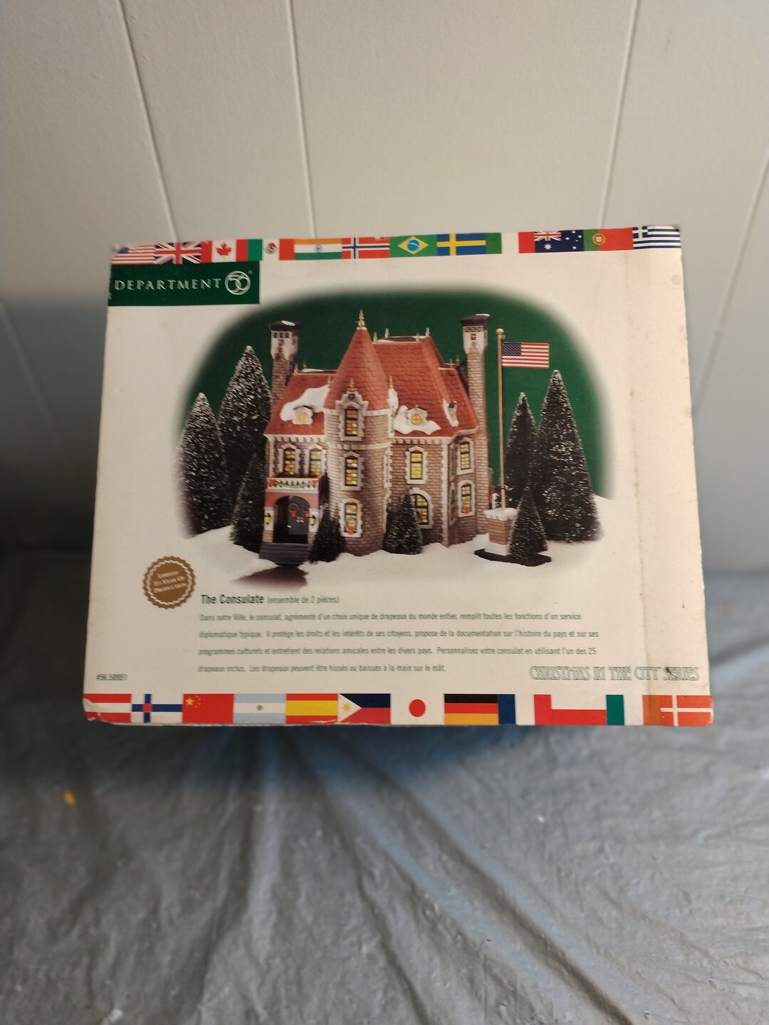 Dept 56 the Consulate Light up Building 56.58951 Christmas in the City ...