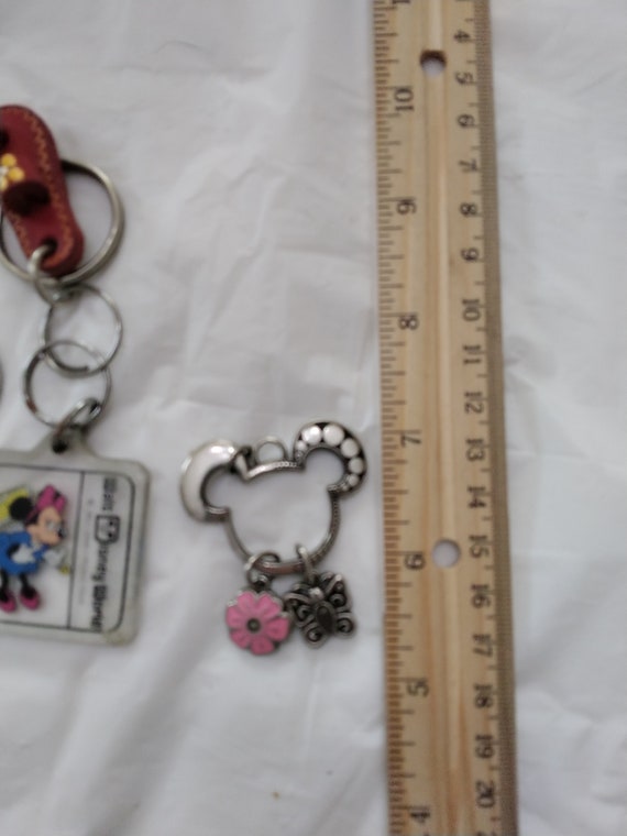 3 pc Vintage Disney Keychains, Minnie Mouse Mickey Mo… - Gem