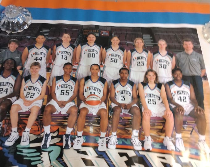 24x36" WNBA New York NY Liberty Team Poster, Sports Memorabilia - Etsy