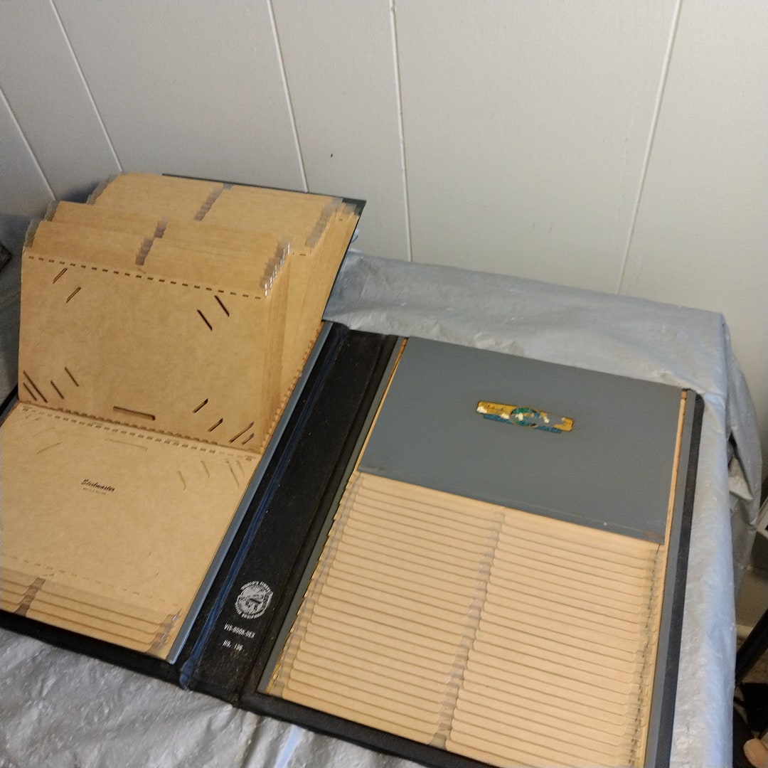 Vintage Steelmaster VIS Book Dex No 136, Postcard Photo Storage - Etsy