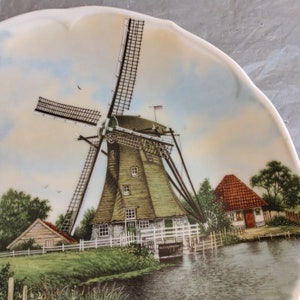 Vintage Royal Schwabap Windmill Plate, Decorative Plate - Etsy