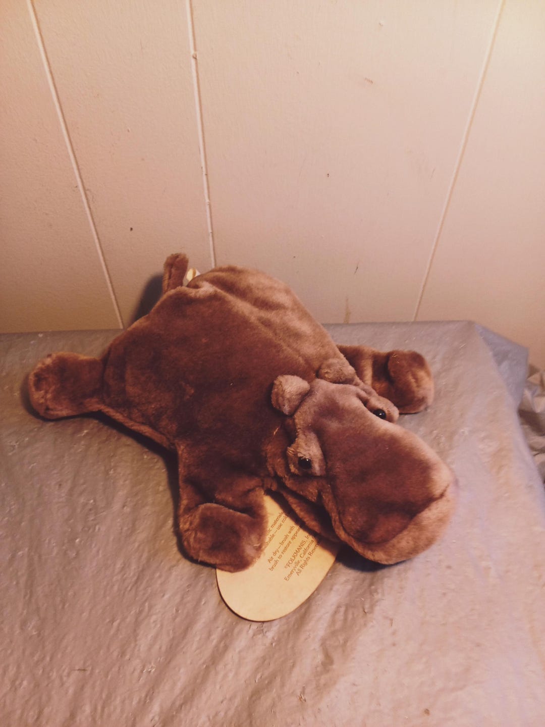 Folkmanis Folktales Plush Hippo Hand Puppet, Hippopotamus - Etsy