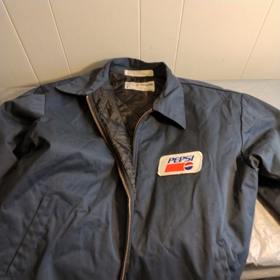 Vintage Pepsi Driver Jacket Uniform Aramark - Gem