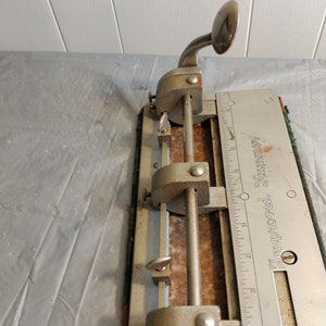 Vintage Improved Hummer Cast Iron 3 Hole Punch - Etsy
