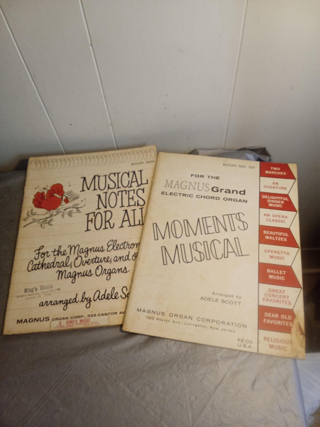 2 Magnus Gran Electric Chord Organ Music Books - Etsy