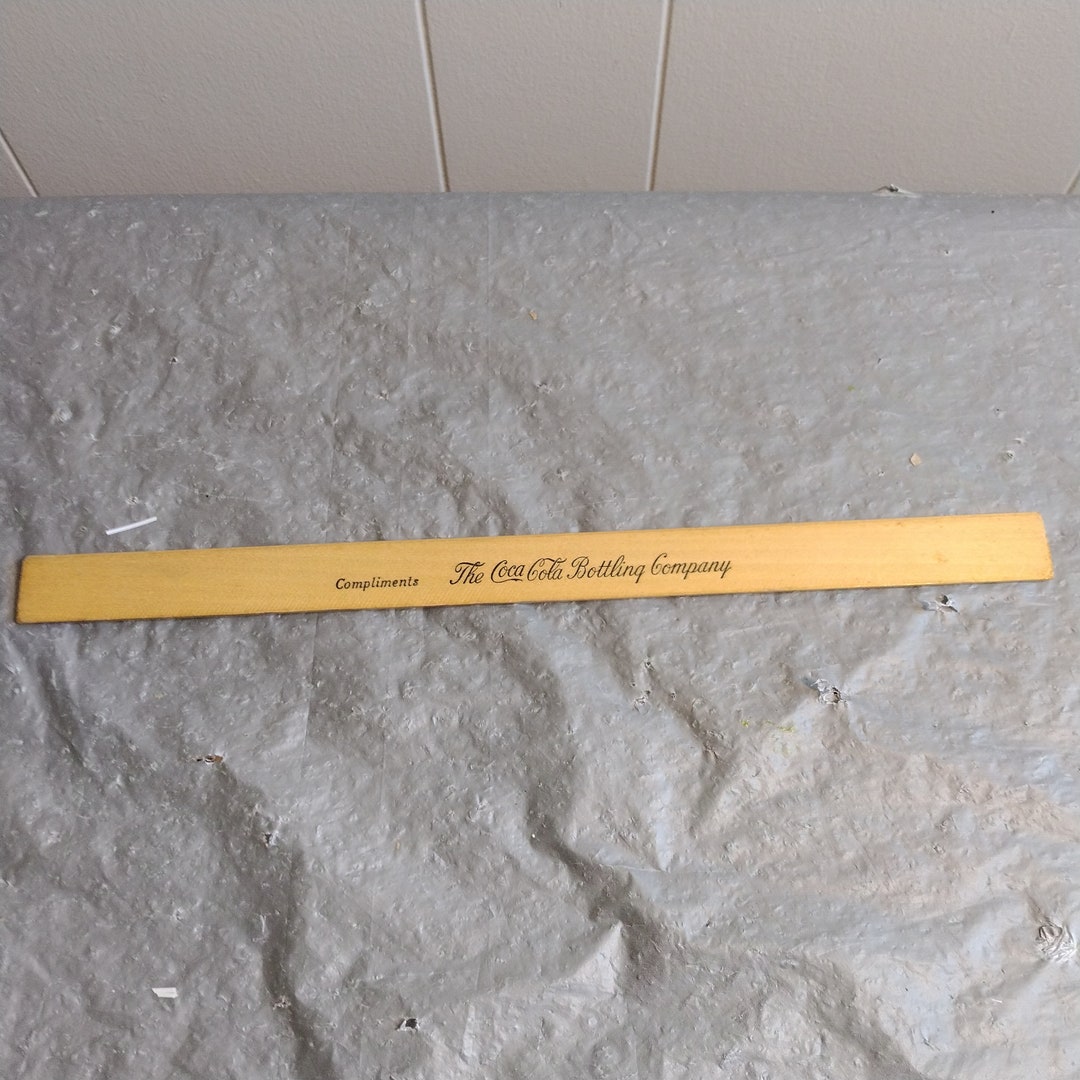 Vintage Complimentary Coca Cola Wood Ruler - Etsy