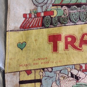 Antique Rag Book, Dean's Rag Book Trains, UK British Manufactured - Etsy