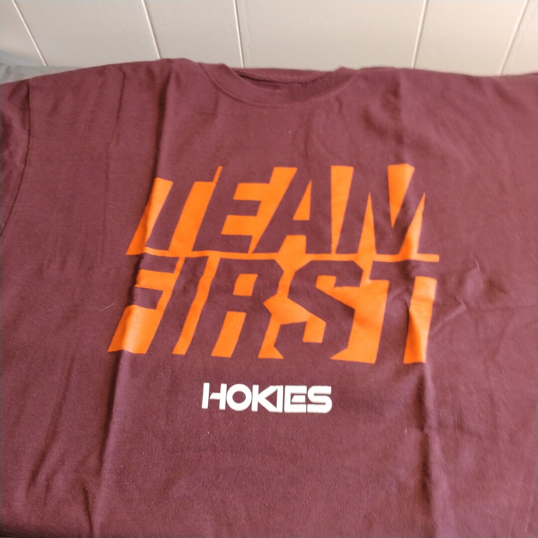 Vintage Virginia Tech T Shirt, Team First Hokies XL - Etsy