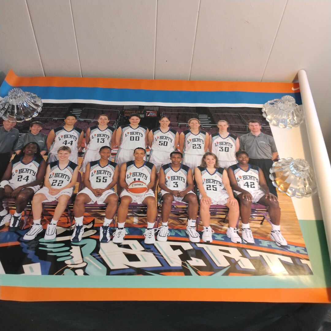 24x36" Nike WNBA New York NY Liberty Team Poster, Sports Memorabilia - Etsy