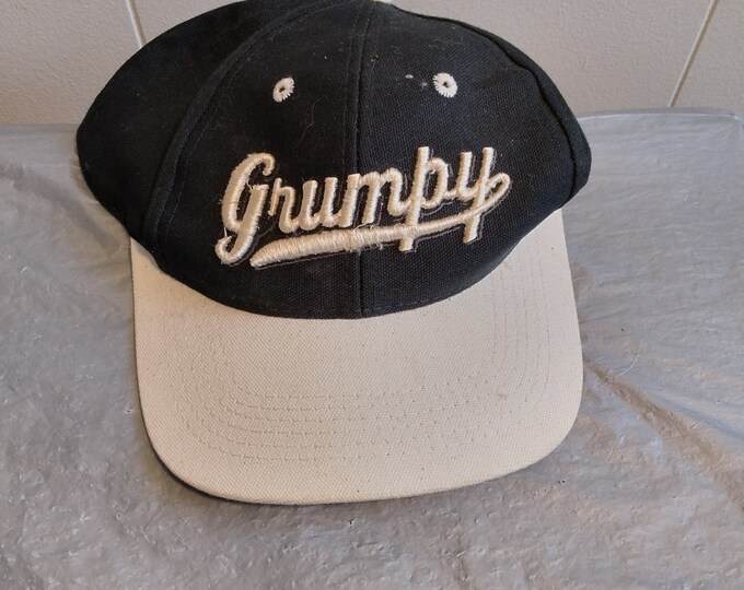 Vintage Disney GRUMPY Baseball Cap - Etsy