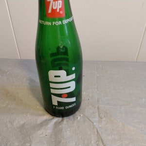 Vintage 7 Oz 7 up Soda Bottle - Etsy
