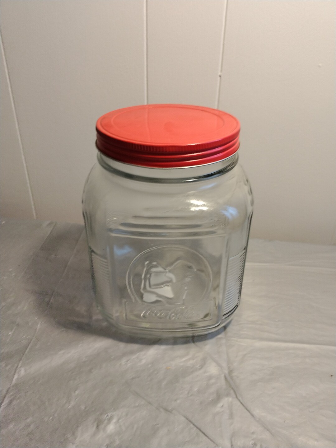 Coca Cola Jar, Lidded Jar, Coca Cola Cookie Jar - Etsy