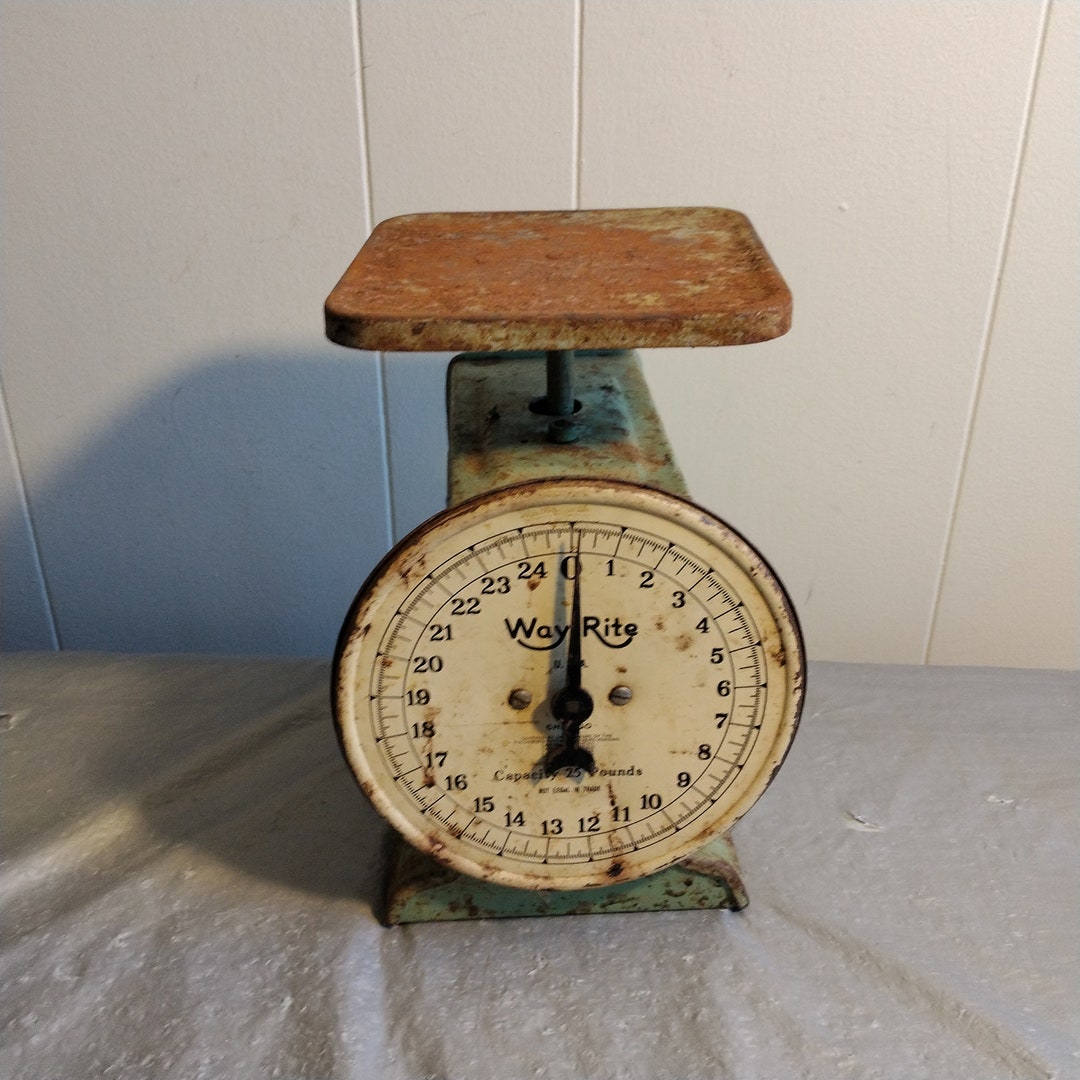 Vintage Way Rite 25 Lb Scale - Etsy