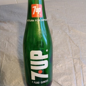 Vintage 7 Oz 7 up Soda Bottle - Etsy