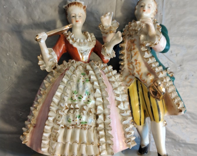 Vintage Occupied Japan Victorian Couple Figurine - Etsy