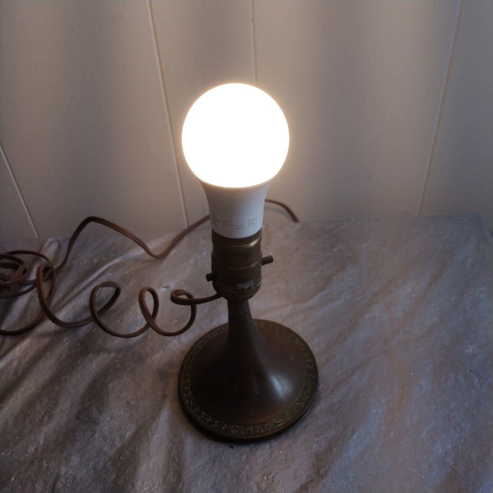 Vintage Metal Sconce Light, Table Lamp - Etsy