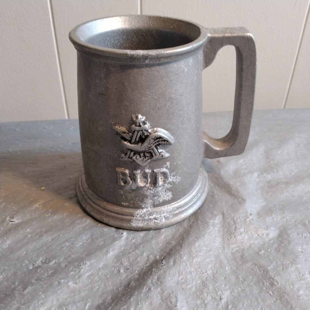 Vintage Pewter BUD Mug - Etsy