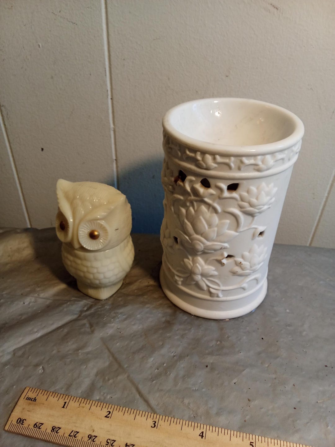 2pc Avon Owl Bottle & Avon Wax Warmer - Etsy