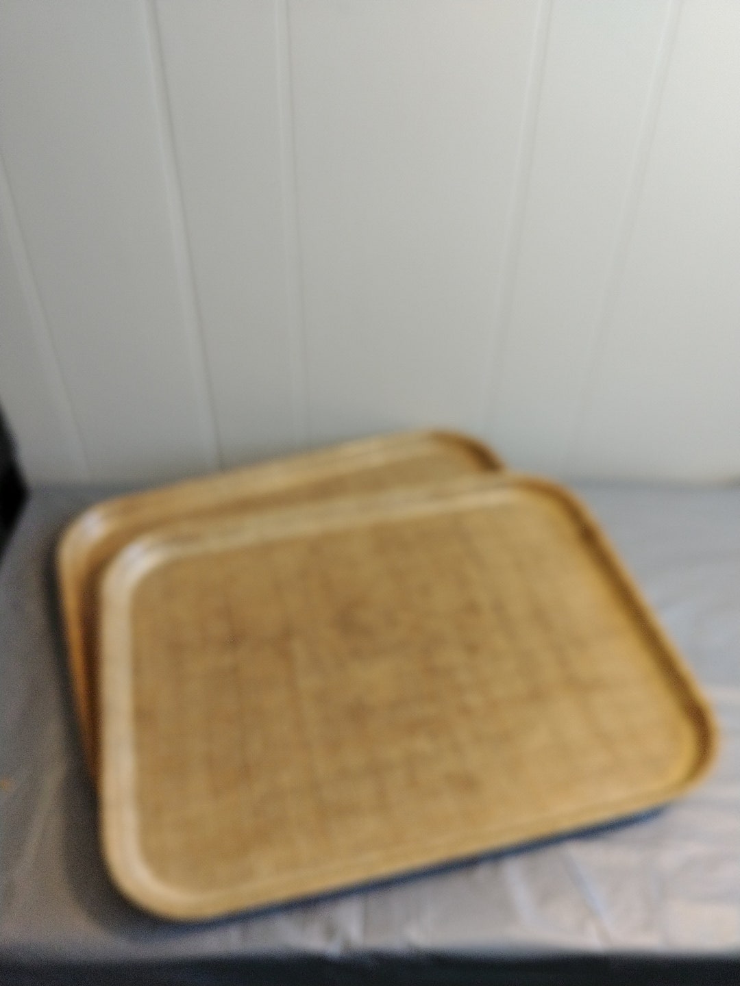 2 Vintage Fiberglass Silite Trays 17 1/2 X 13" - Etsy
