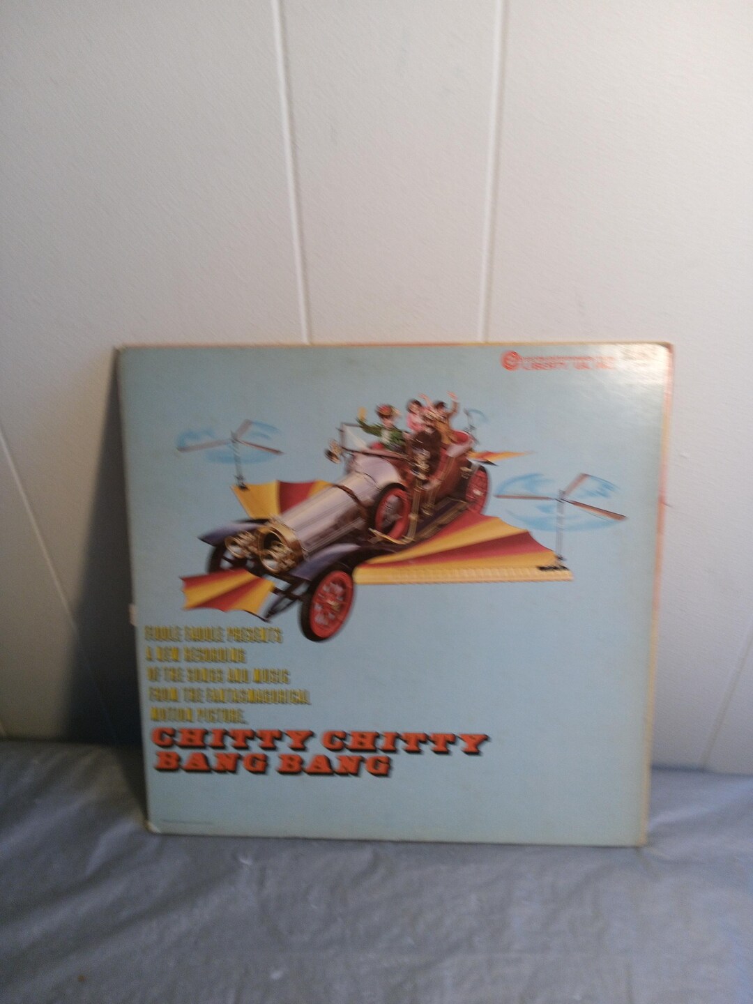 Vintage 1960s United Artist Chitty Chitty Bang Bang Vinyl LP Record ...